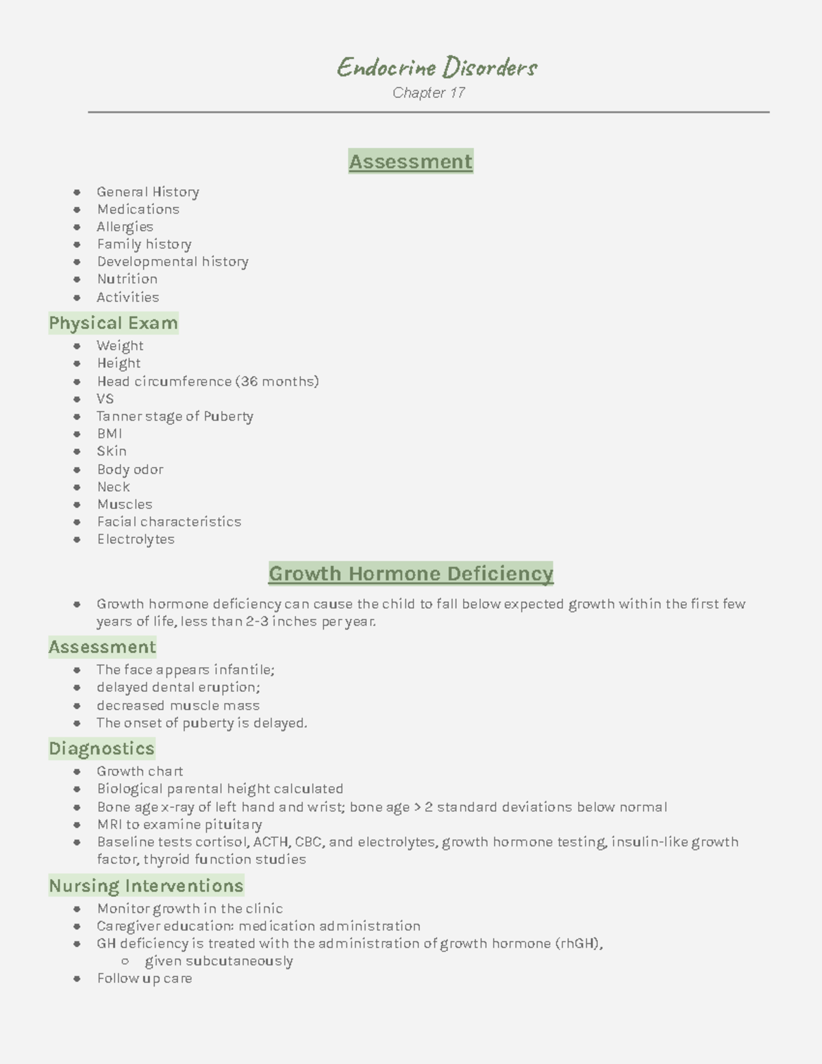 Class notes unit III - Enor Disr Chapter 17 Assessment General History ...