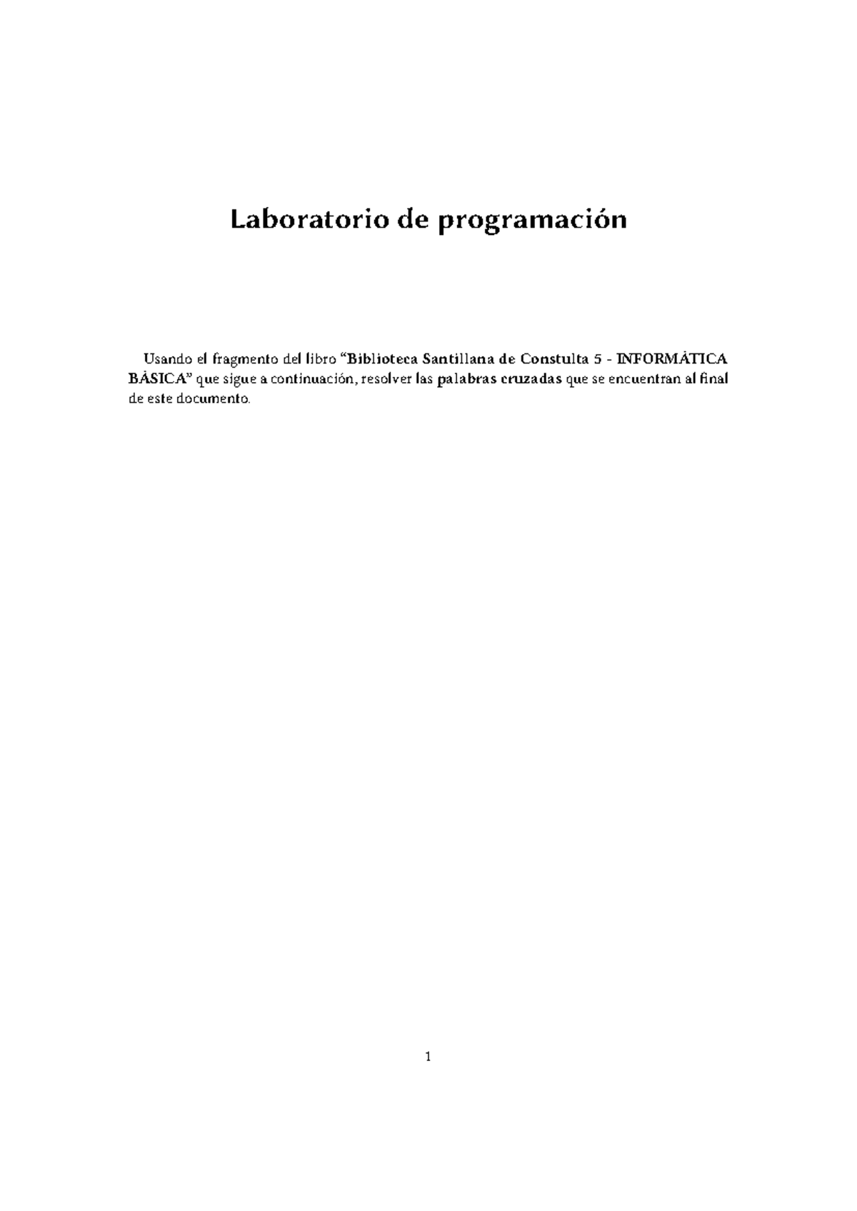 Lab Programacion 5 - Laboratorio de programación Usando el fragmento ...