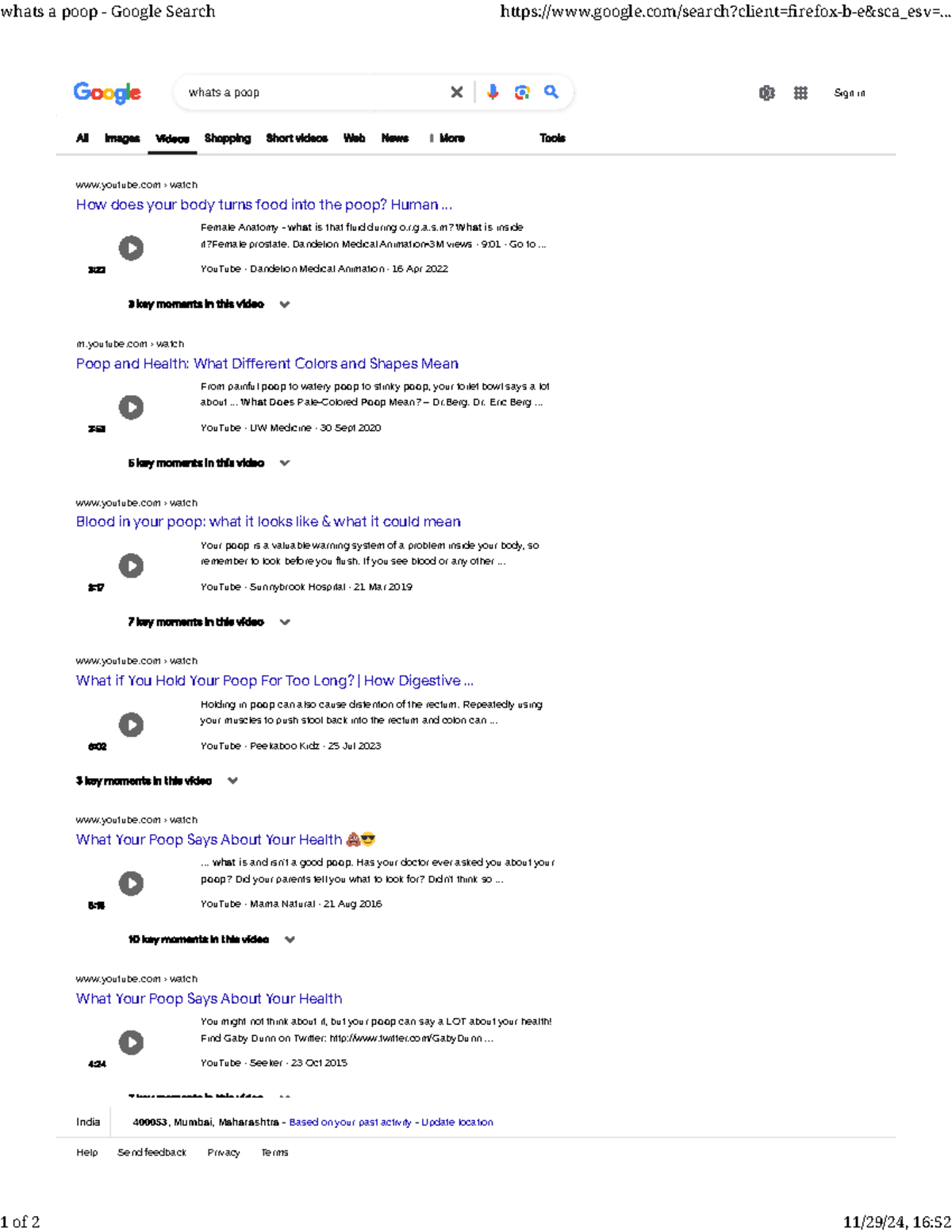 Poop2 - poop u eat - How does our bod turns food into the poop? Human ...