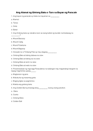 Financial- Attitude-tagalog - FINANCIAL ATTITUDE a. I find it more ...