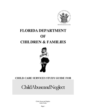 Ccpo-studyguide - DCF Child Care Personnel Orientation (CCPO) Study Guide - FLORIDA DEPARTMENT ...