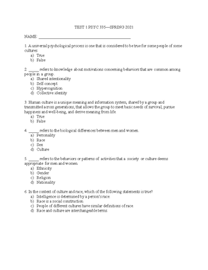 Assignment 6 - Chapter 6 Reading Questions - Assignment #6 – Chapter 6 Reading Questions FYEP ...