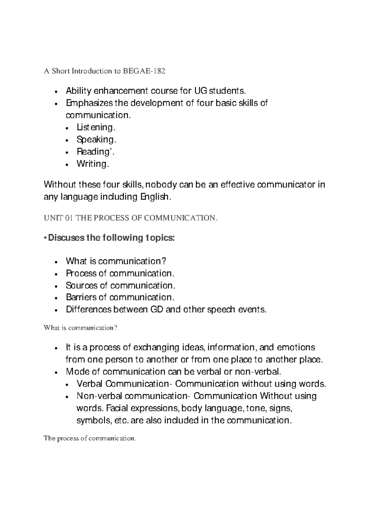 A Short Introduction to Begae - A Short Introduction to BEGAE- Ability ...
