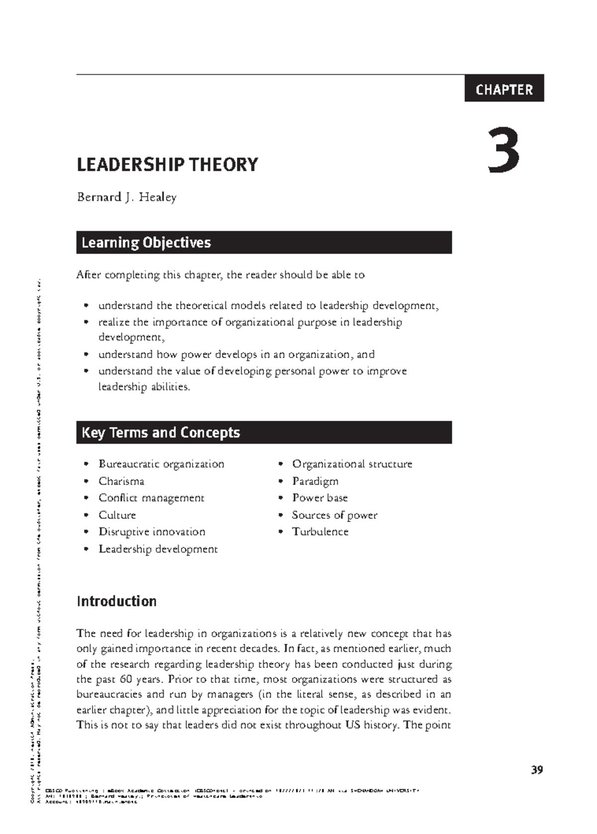 Bernard Healey 2018 Chapter 3Leadership The Principles Of Healthcar ...