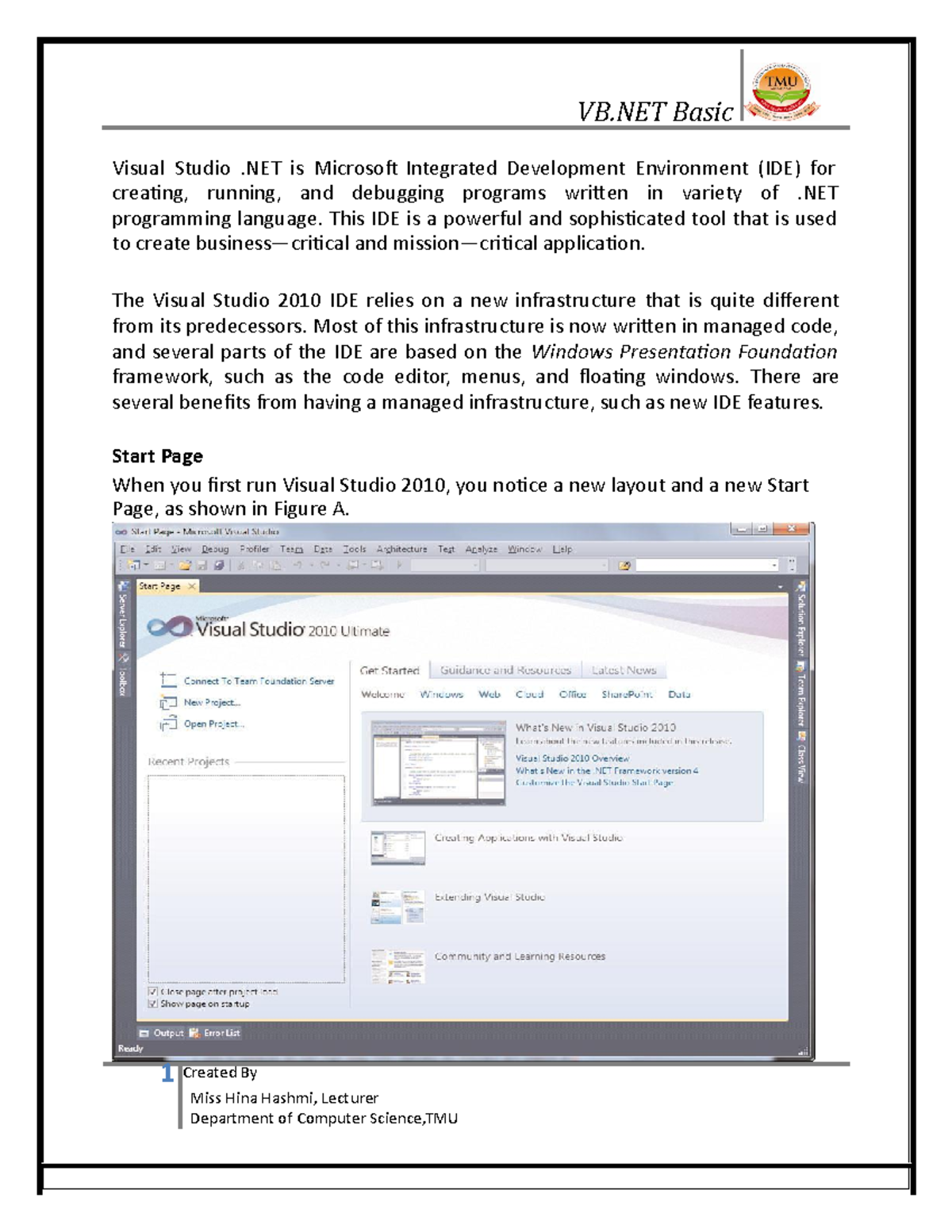 VB - dvdvvd - Visual Studio .NET is Microsoft Integrated Development ...