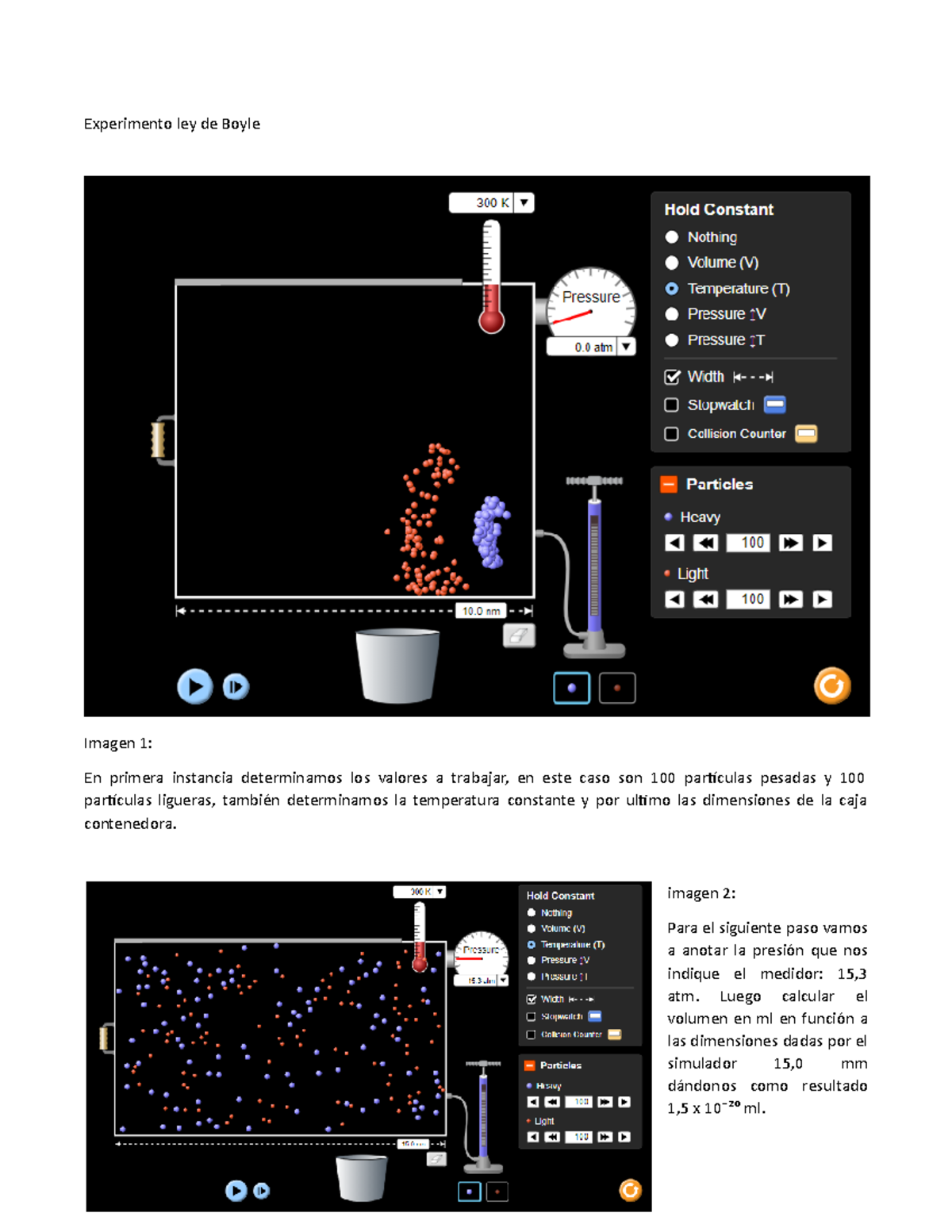 Experimento ley de Boylexperimento ley de Boyle - Experimento ley de Boyle Imagen 1: En primera ...