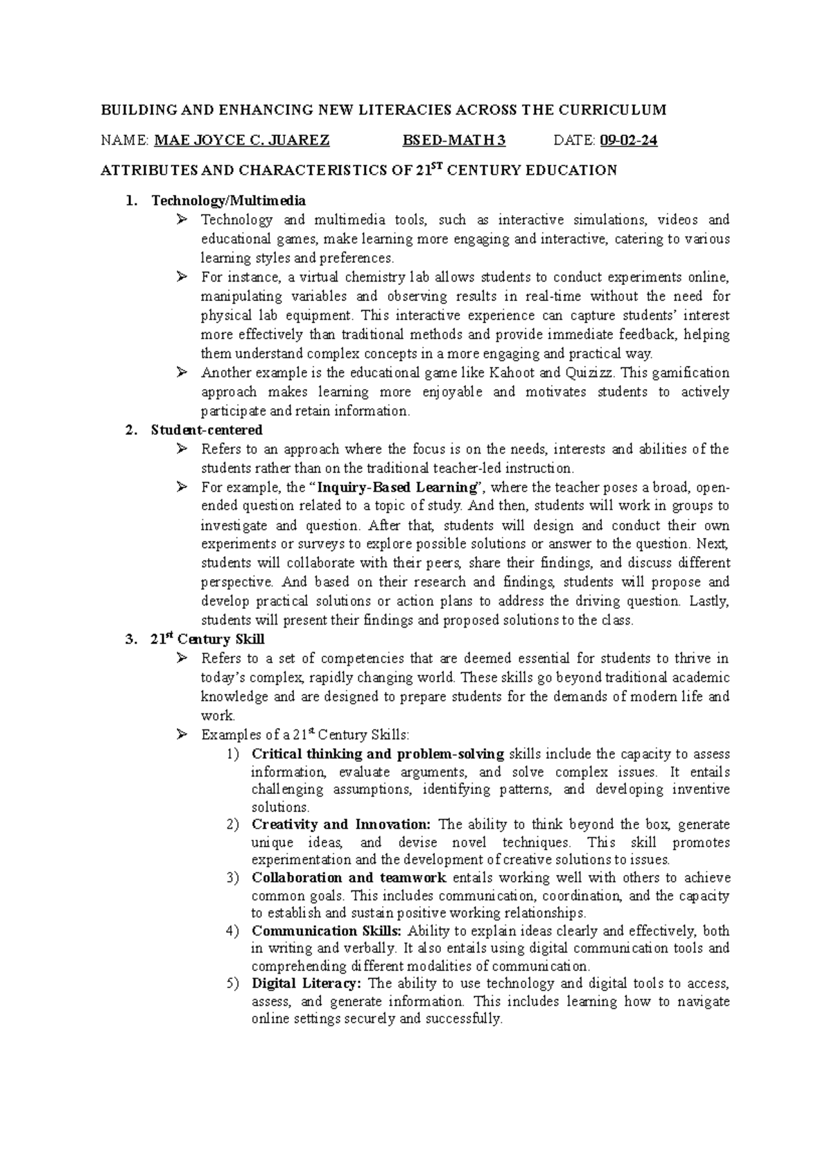 Building AND Enhancing NEW Literacies - BUILDING AND ENHANCING NEW ...