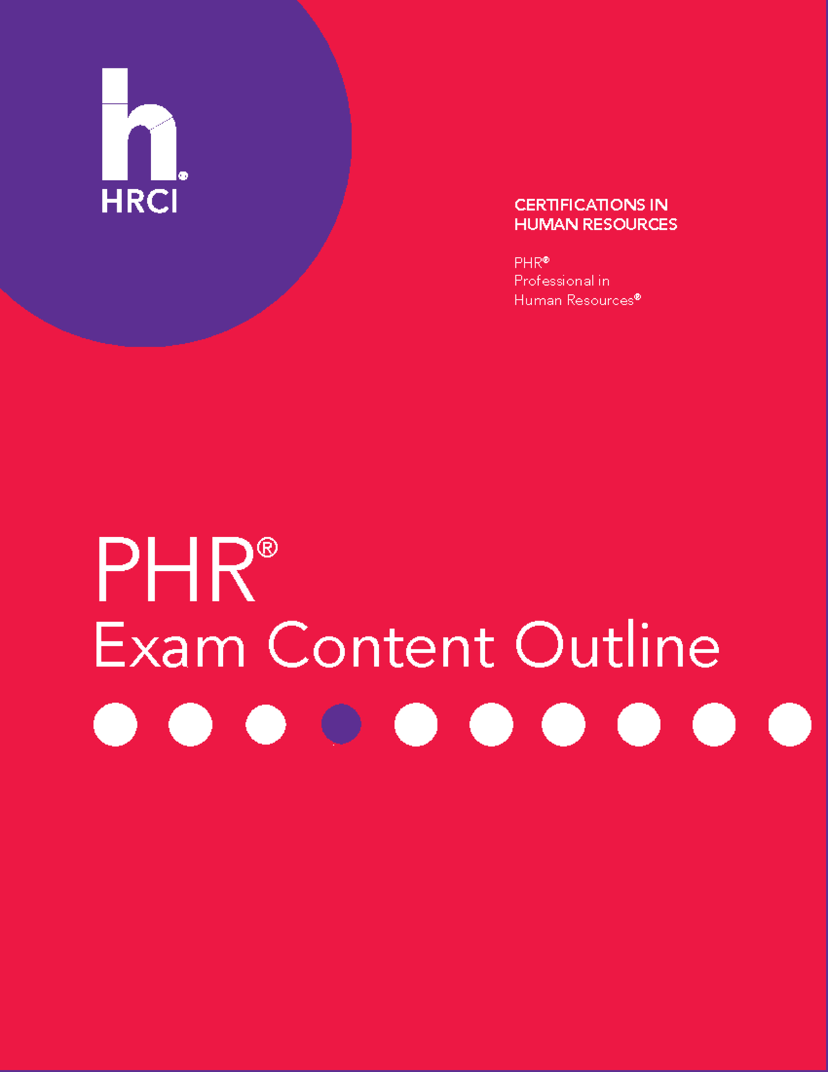 Phr exam content outline - PHR ® Exam Content Outline ...