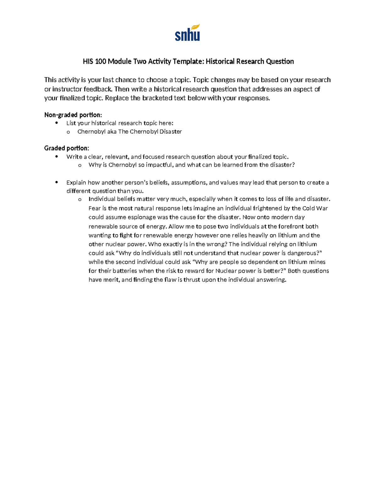 HIS 100 Module 2 1 Jonathan Sandoval - HIS 100 Module Two Activity ...