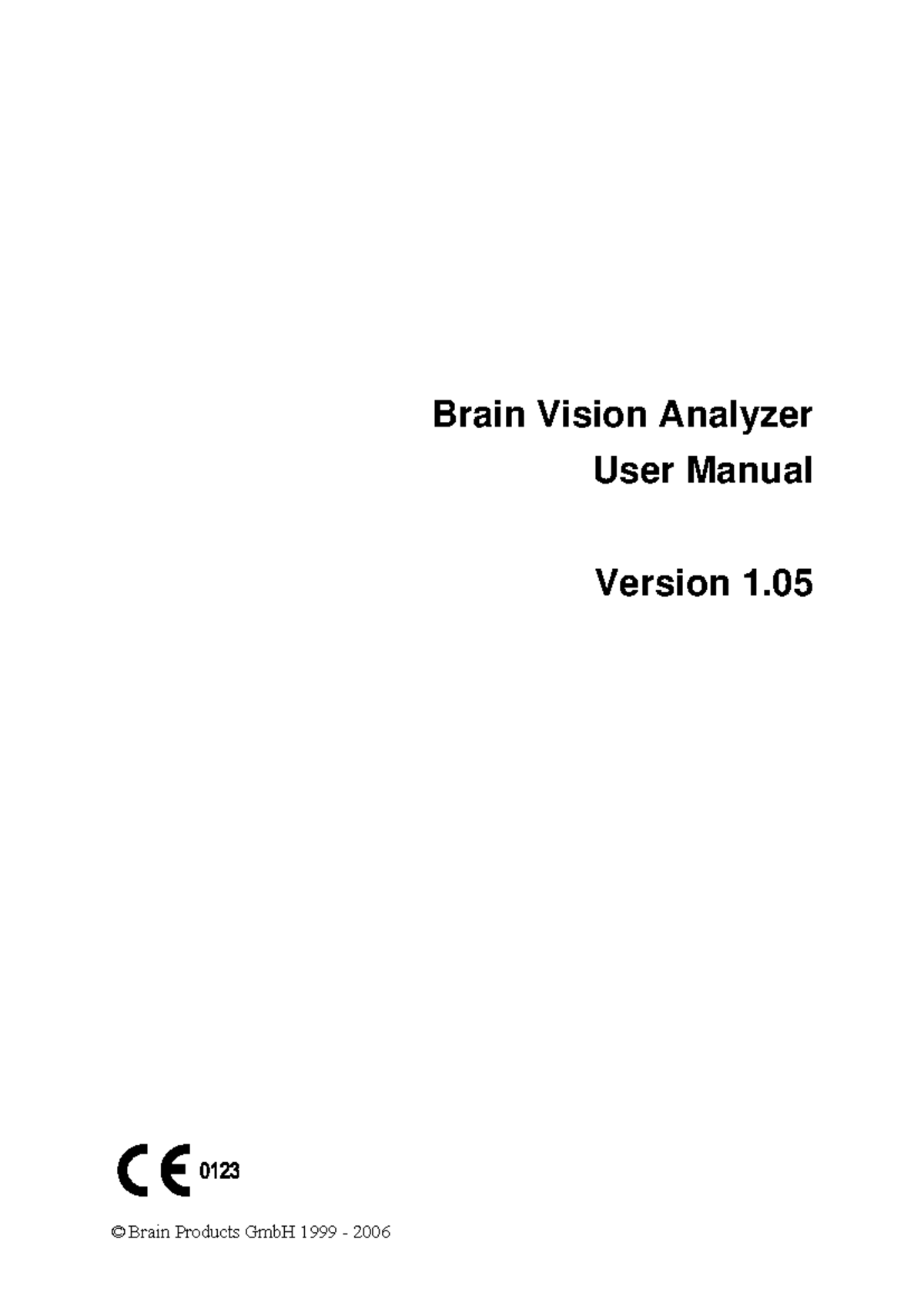 Analyzer manual - iiş - Brain Vision Analyzer User Manual Version 1 ...