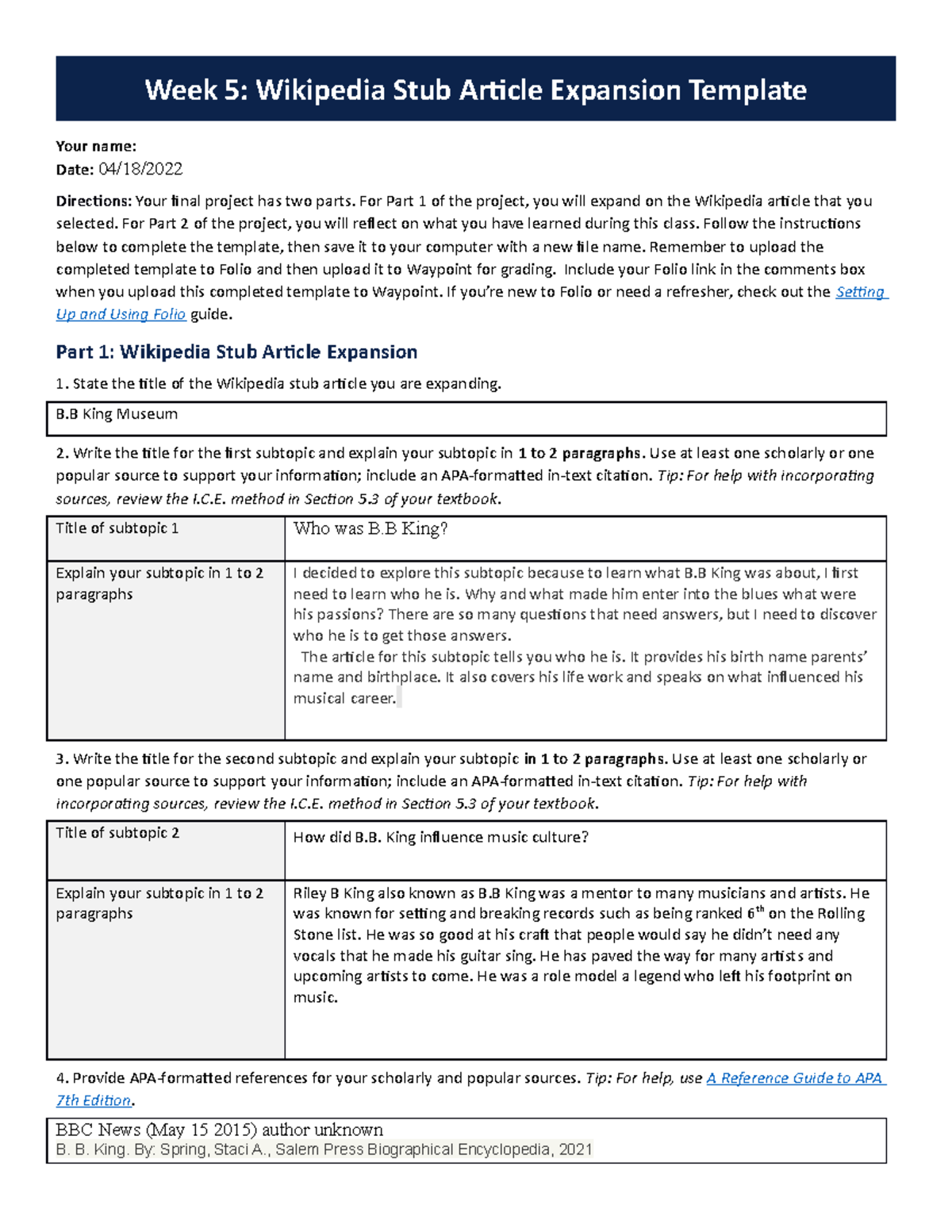 Week-5Final Project -Wikipedia-Stub-Article-Expansion- 8 - Your name ...