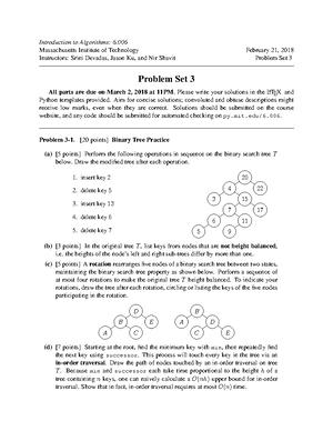 Pset1 Spring 2018 - Introduction to Algorithms: 6 Massachusetts ...