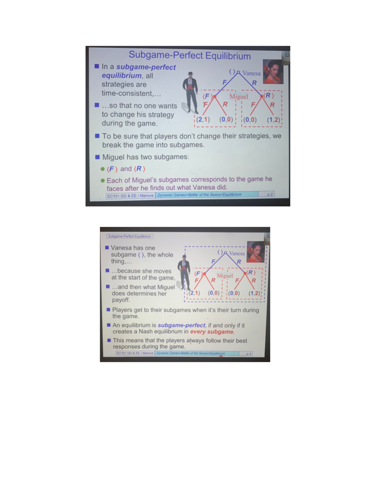 Sub game Perfect Equilibrium - EC101 - Studocu
