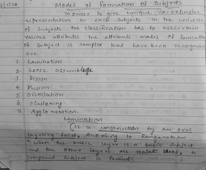 steps in practical classification.pdf - Library science - Studocu