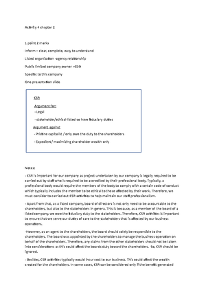 Activity 4 - Activity 4 Analysis culture of iCompute and assessment of ...
