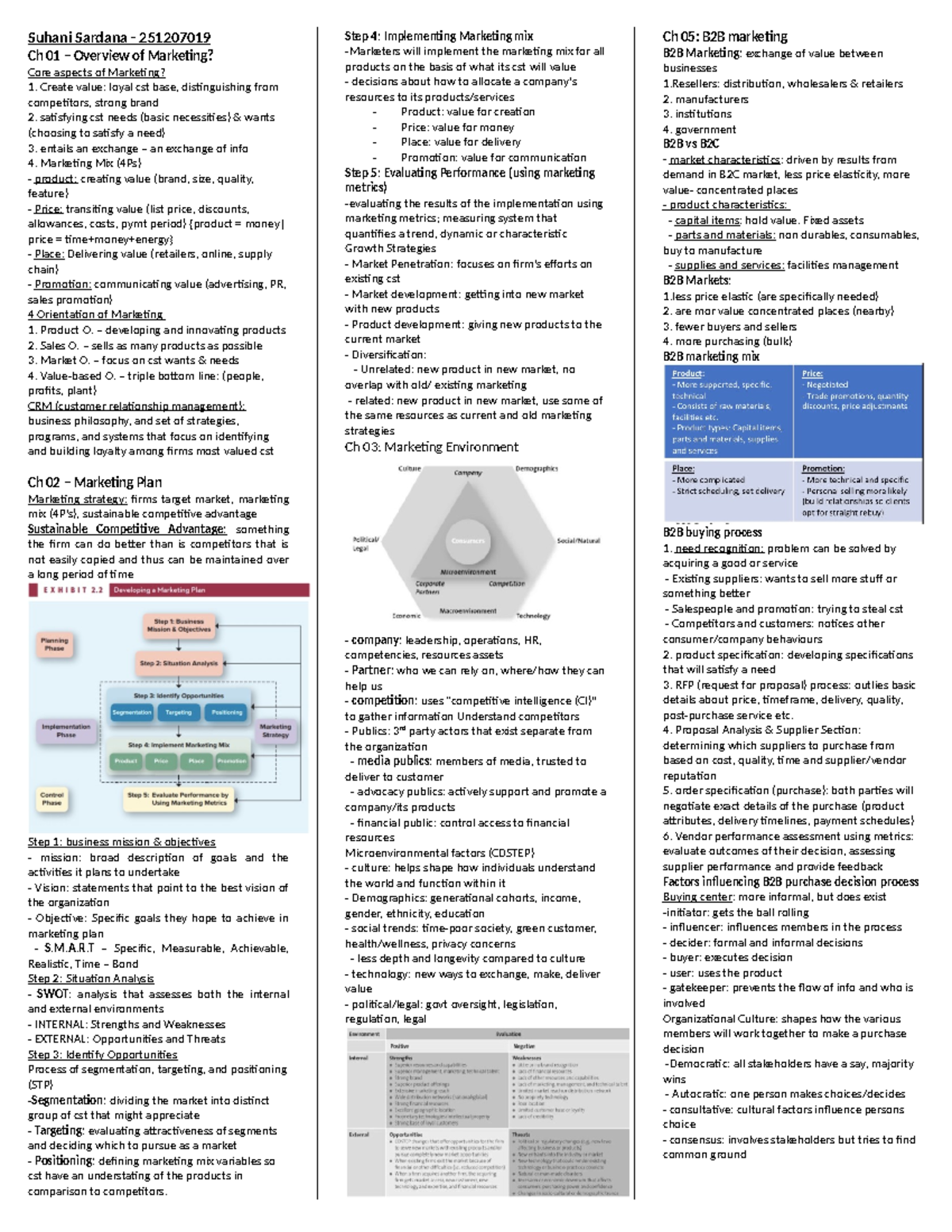 Midterm 1 Cheat Sheet - Suhani Sardana - 251207019 Ch 01 – Overview of ...