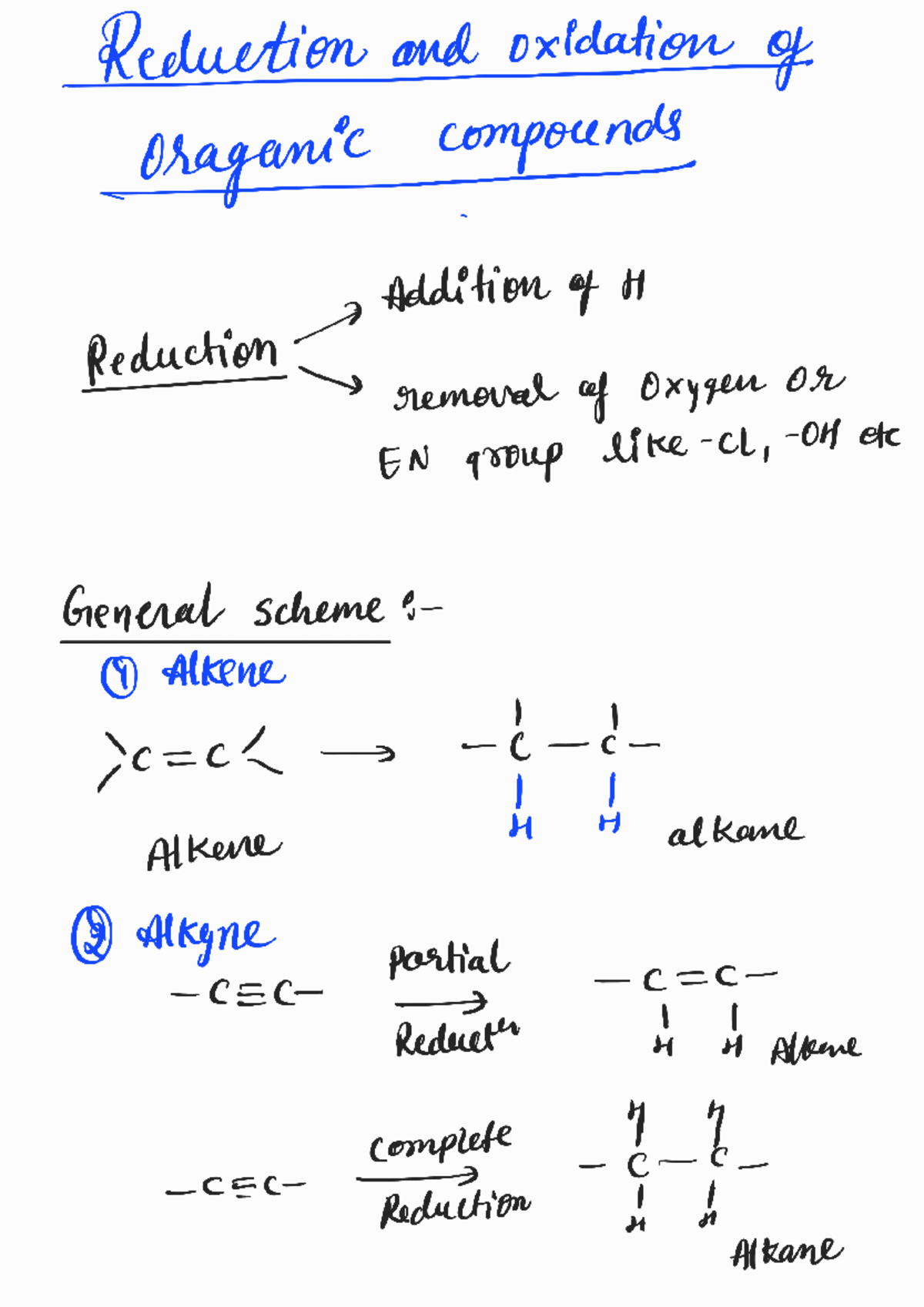 Oxidation and reduction of organic compound 241026 171214 - Reduction ...