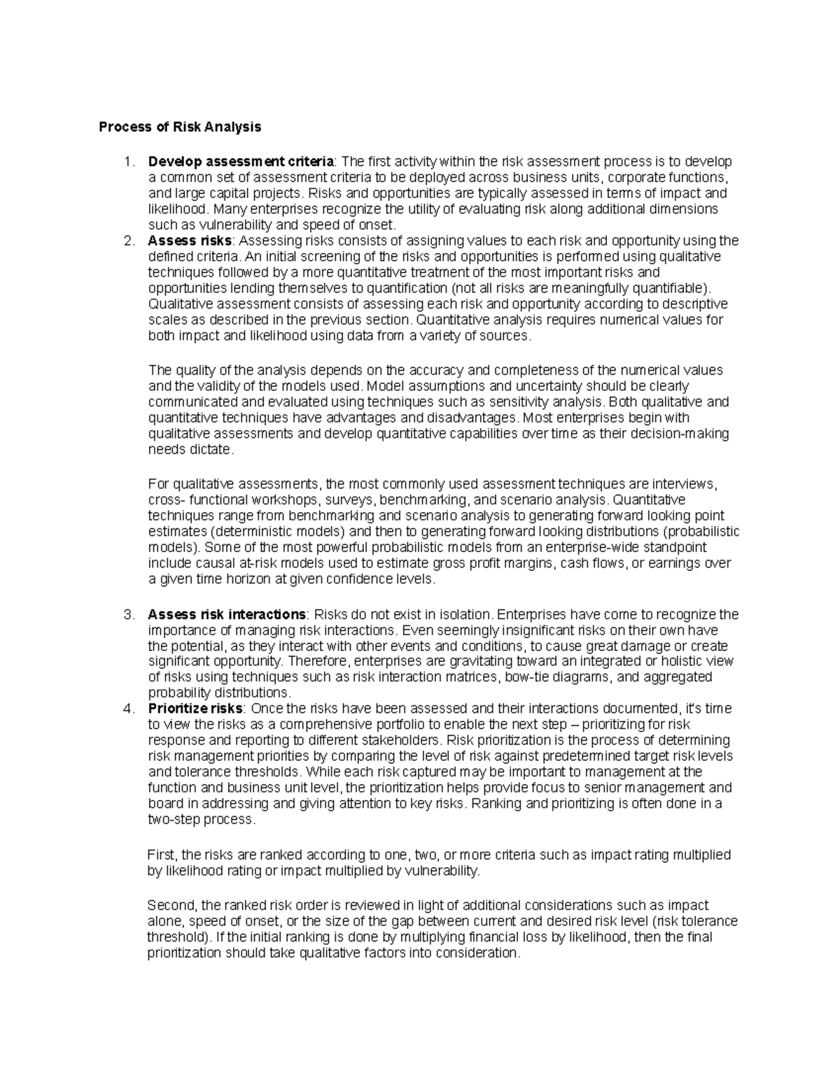 Risk-Mgt - This is a lecture note for the subject Governance, Business ...