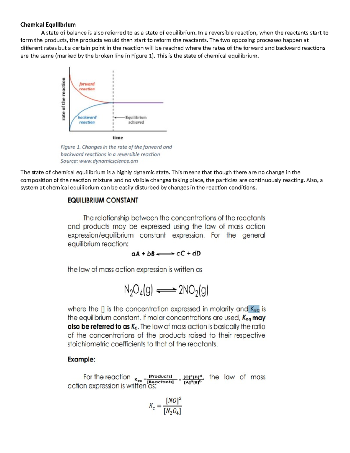 general chemistry in phase equilibrium between gas, solid, and liquid ...