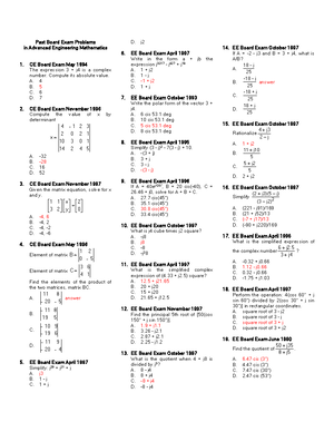 Past Board Exam Problems in Differential Calculus - Past Board Exam ...