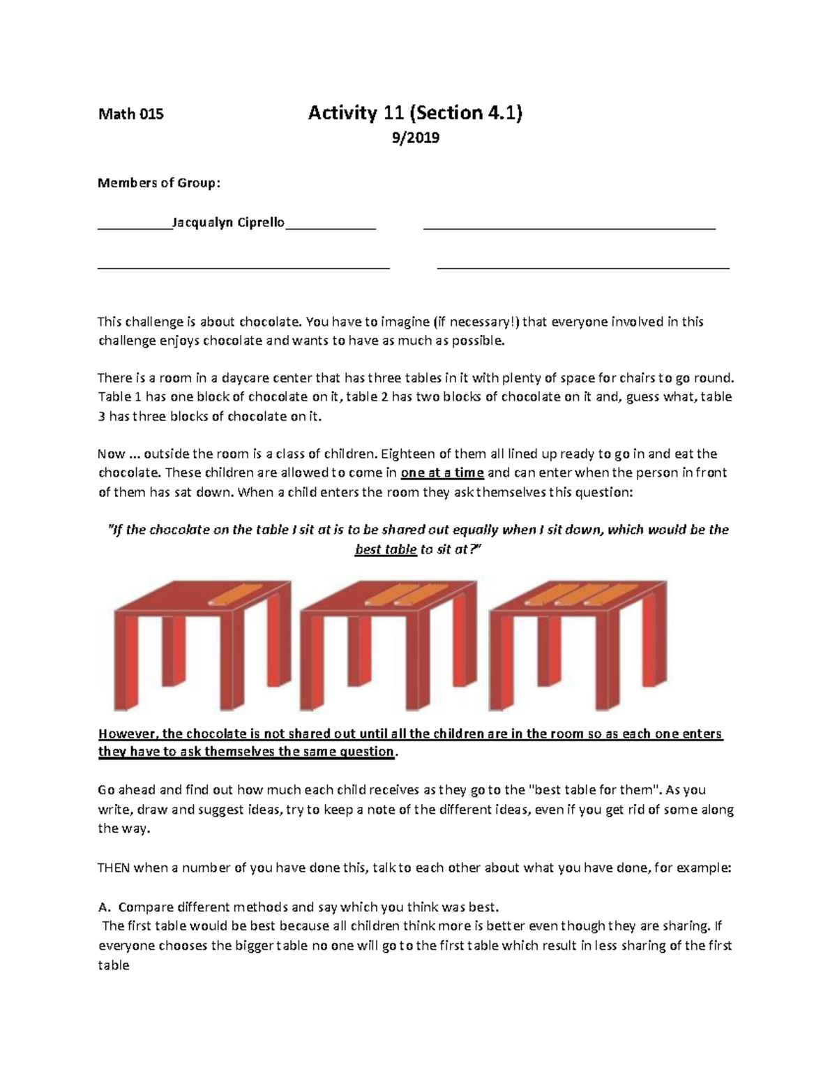 Activity 11 (Section 4.1) 9-2022 - Math 015 Activity 11 (Section 4) 9 ...