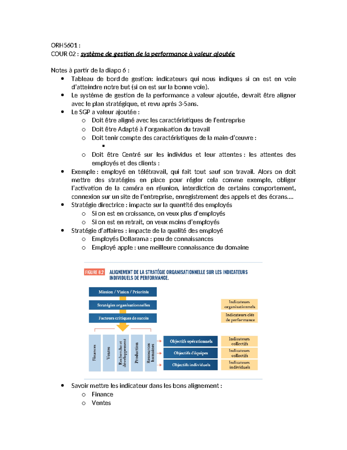 Notes de cour - ORH5601 : COUR 02 : système de gestion de la ...
