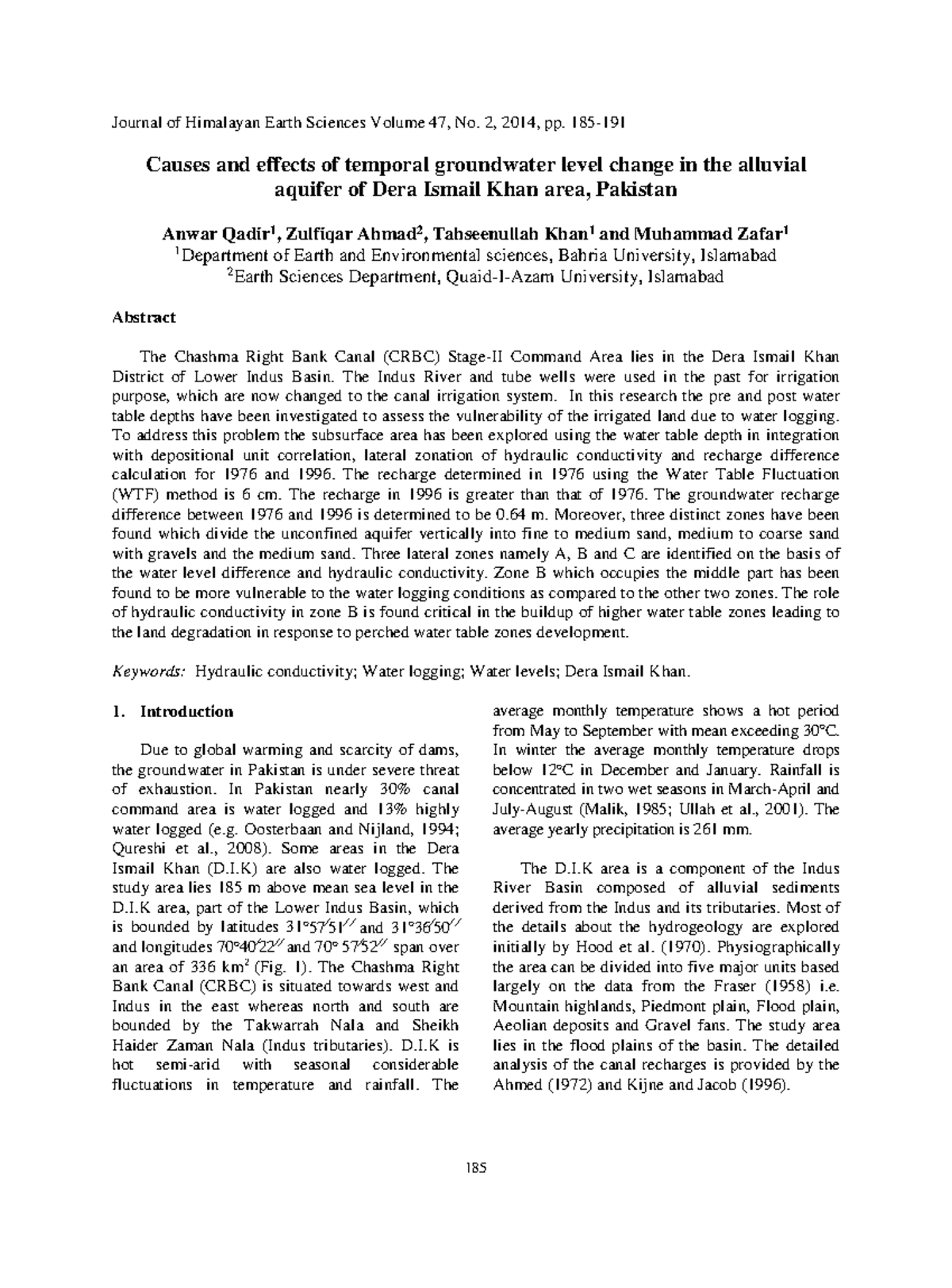 Geology in perspective - Journal of Himalayan Earth Sciences Volume 47 ...