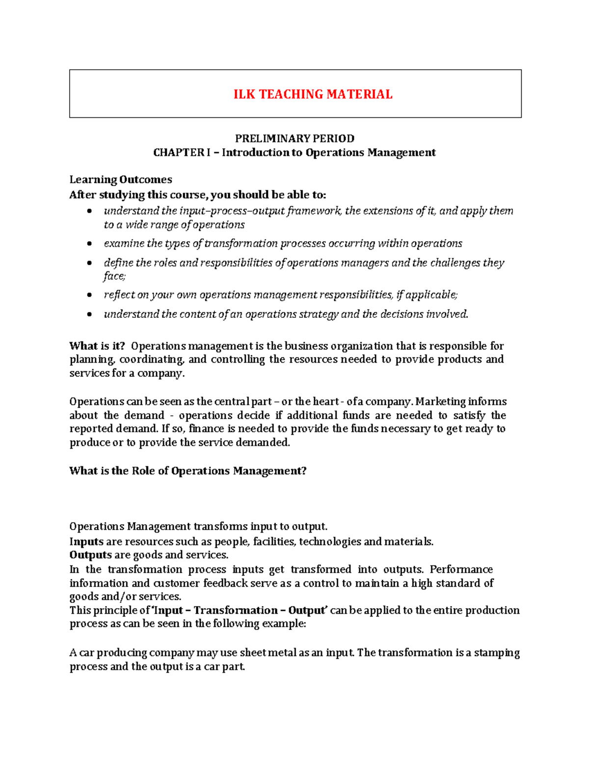 CBME 1 Prelim Topic - 222222 - ILK TEACHING MATERIAL PRELIMINARY PERIOD ...