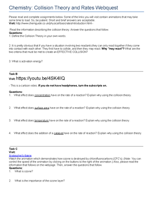 Equilibrium and Le Chatelier's Worksheet - Name ...
