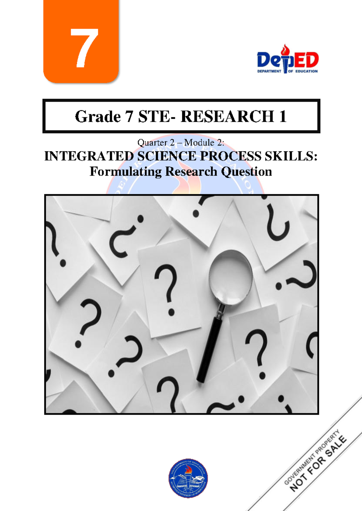 R1 Q2 LC 2 MOD2 - wkjdhfw - i Quarter 2 – Module 2: INTEGRATED SCIENCE ...