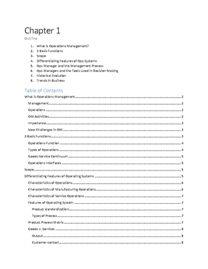 Heizer operation management solution pdf - ####### Instructor’s ...
