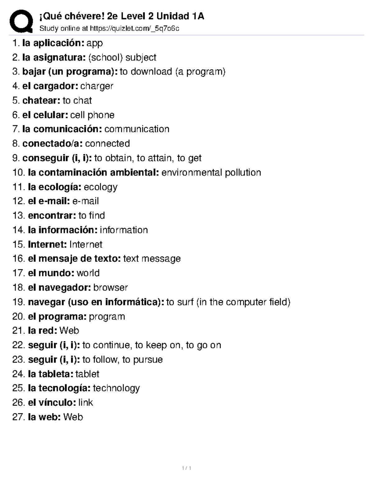 A2a2879e 7eac 439d 81f5 7827c3586c19 - ¡Qué chévere! 2e Level 2 Unidad ...
