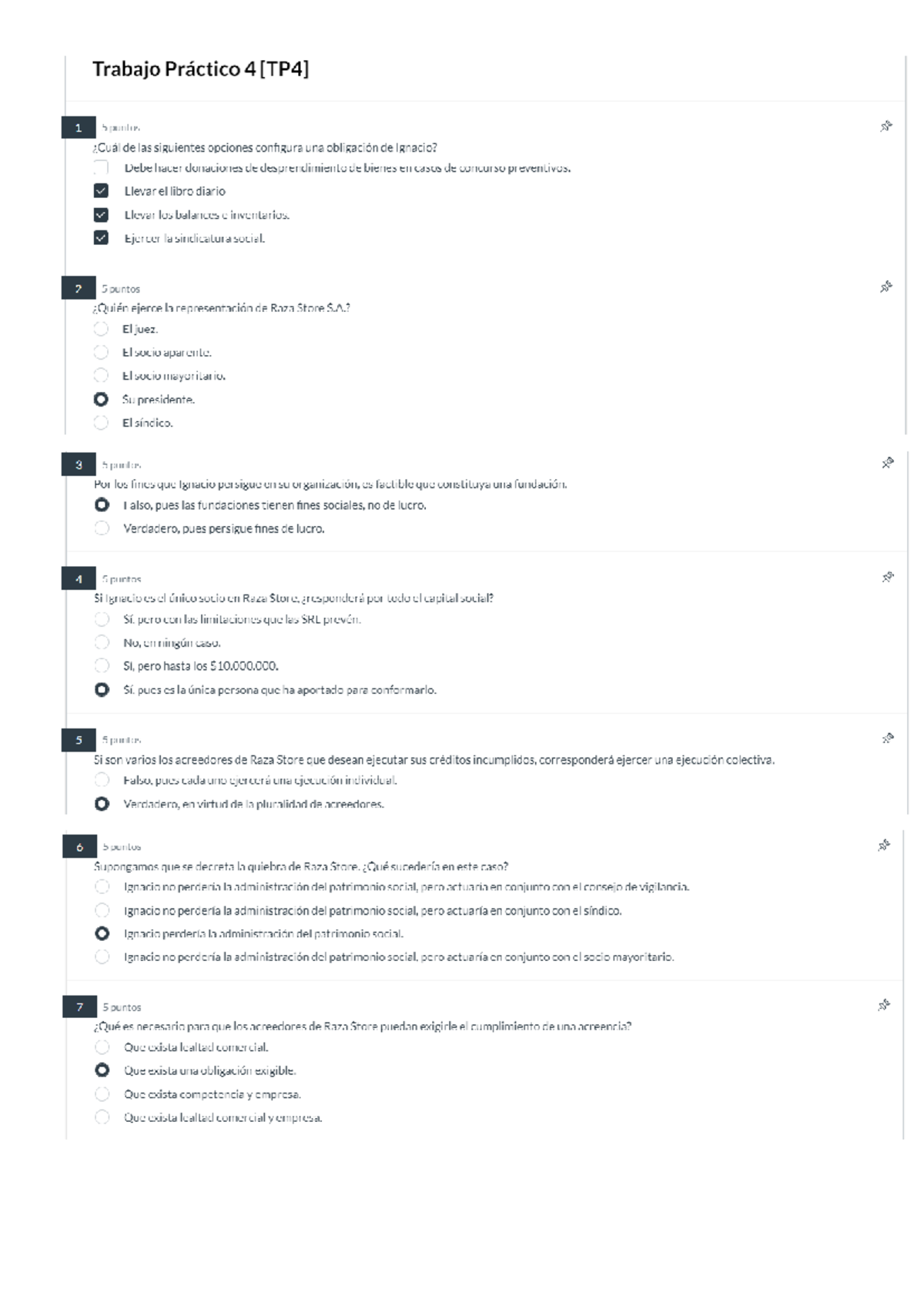 TP4 DE Marco Legal 95 - Marco Legal de las Organizaciones - Studocu