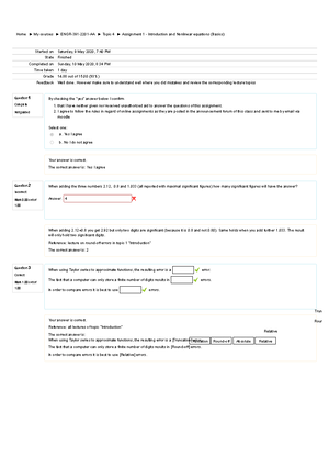 MECH 370 Final Exam: Dynamic Systems Modeling and Analysis - Studocu