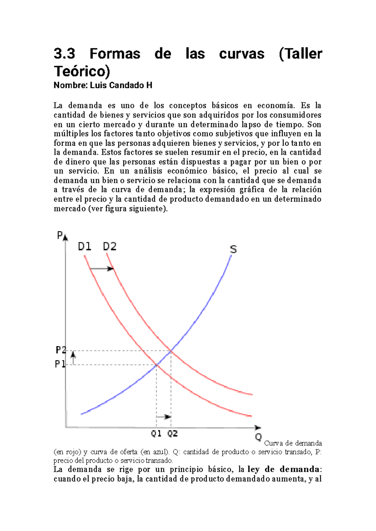3.3 Formas DE Curvas - 3 Formas de las curvas (Taller Teórico) Nombre ...