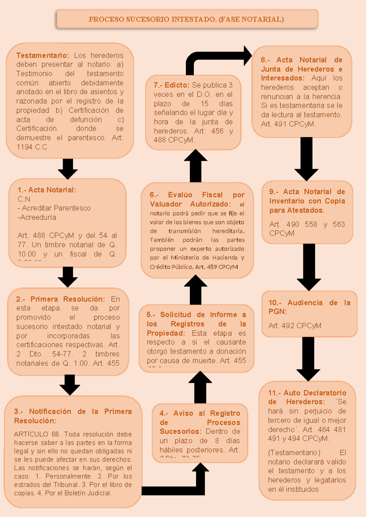 Esquemas Porceso Sucesorio Intestado - PROCESO SUCESORIO INTESTADO ...