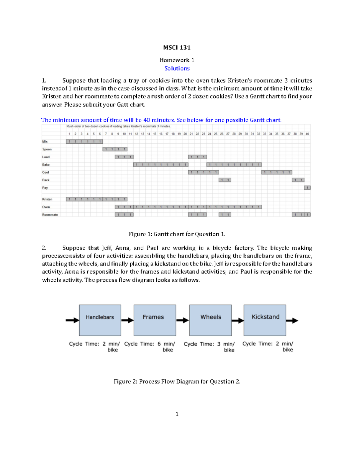 HW1Solutions - Solutions to HW 1 - MSCI 131 Homework 1 Solutions Suppose that loading a tray of ...