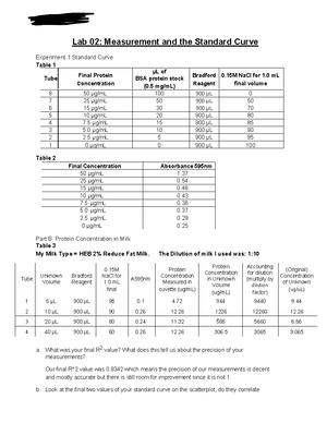 Lab 2- second lab assignment - Measurements, Metrics, and Math ...