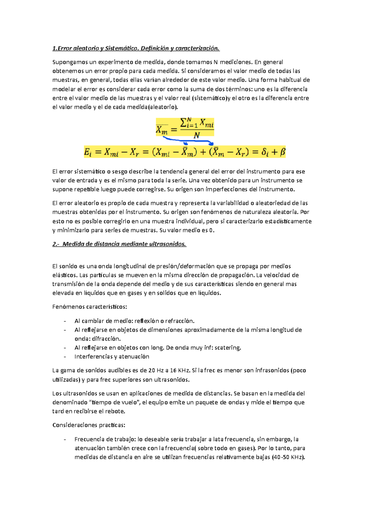 1 - Apuntes Tema 1 - 1 aleatorio y Sistemático. Definición y ...