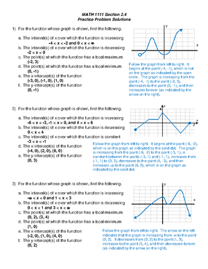 Sec 1.5, Pr Prob - Worksheet - MATH 1111 Section 1. Practice Problems ...