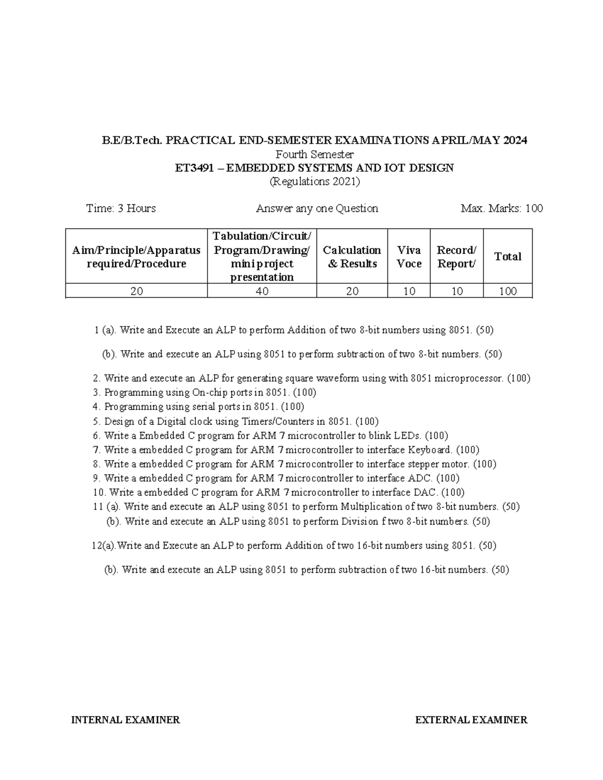 IOT LAB Q-SET 1 - ABC - B.E/B. PRACTICAL END-SEMESTER EXAMINATIONS ...