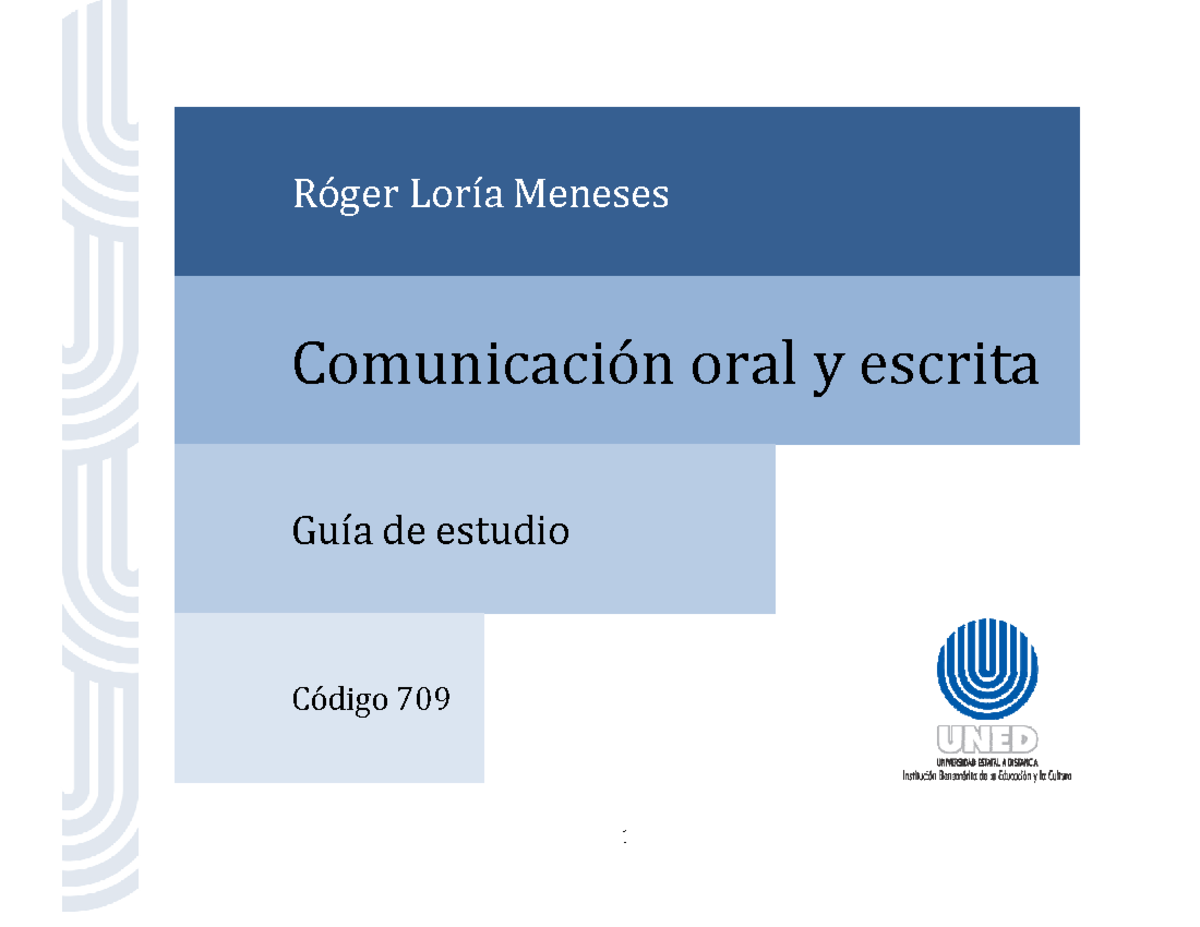 Comunicación oral y escrita ( PDFDrive ) - Róger Loría Meneses ...