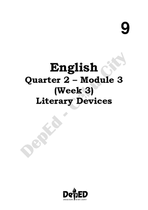 5 Q2 English - Xpoi English Quarter 2 Module 5: Understanding ...