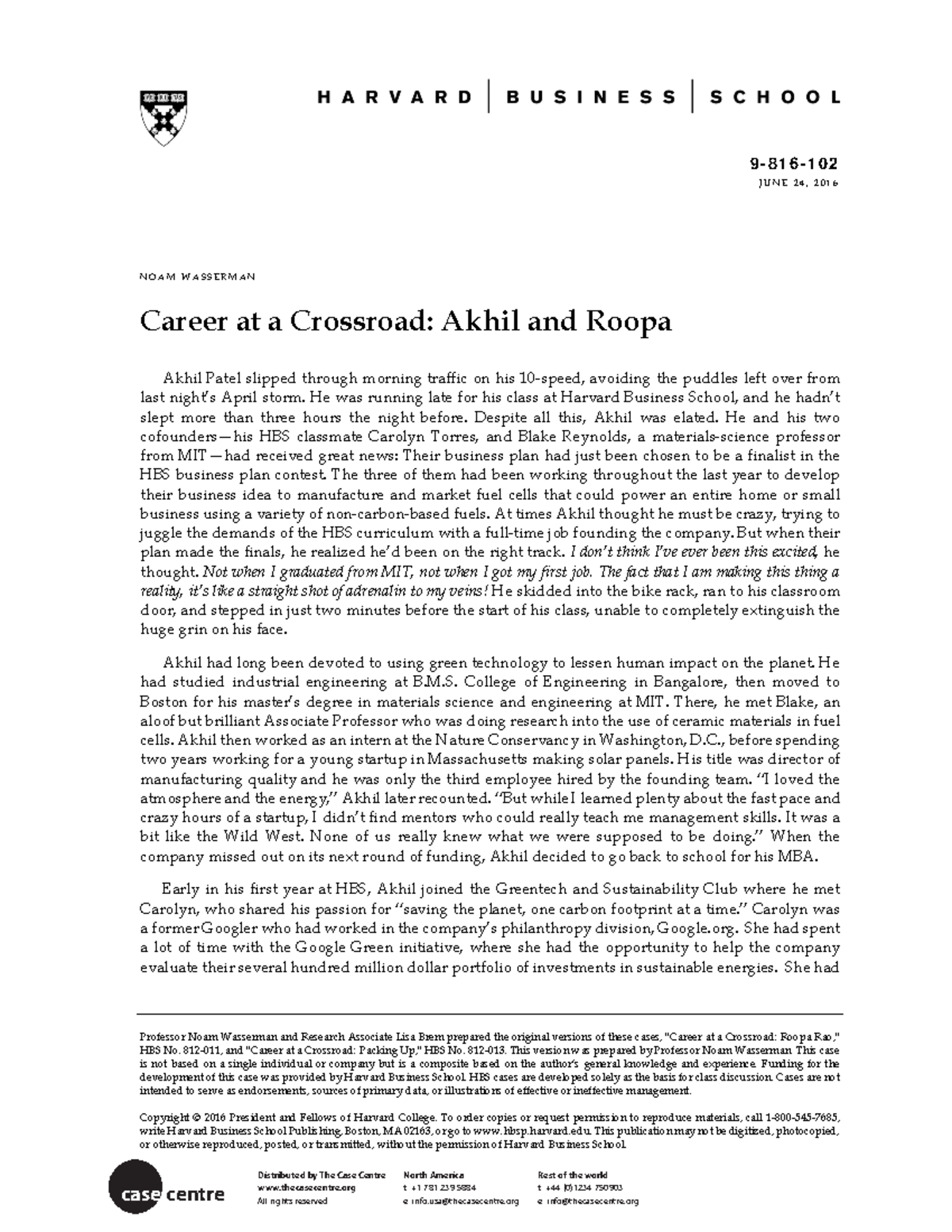 Harvard Business School Case Study Toyota - 9 - 8 1 6 - 10 2 J U N E 2 ...