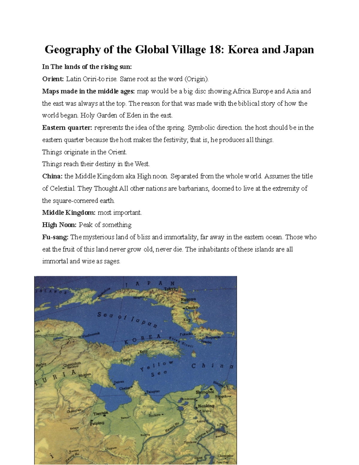 GEOG Lecture 18 - Jonathan smith - Geography of the Global Village 18 ...