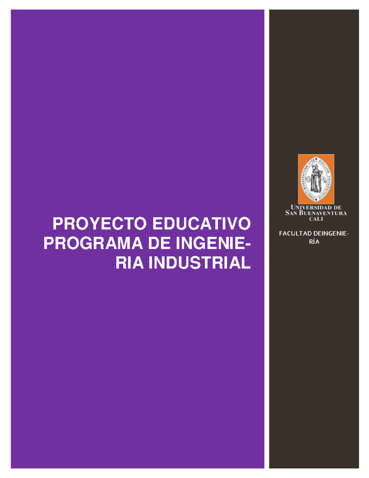 Pep inge industrial - PROYECTO EDUCATIVO PROGRAMA DE INGENIE- RIA ...