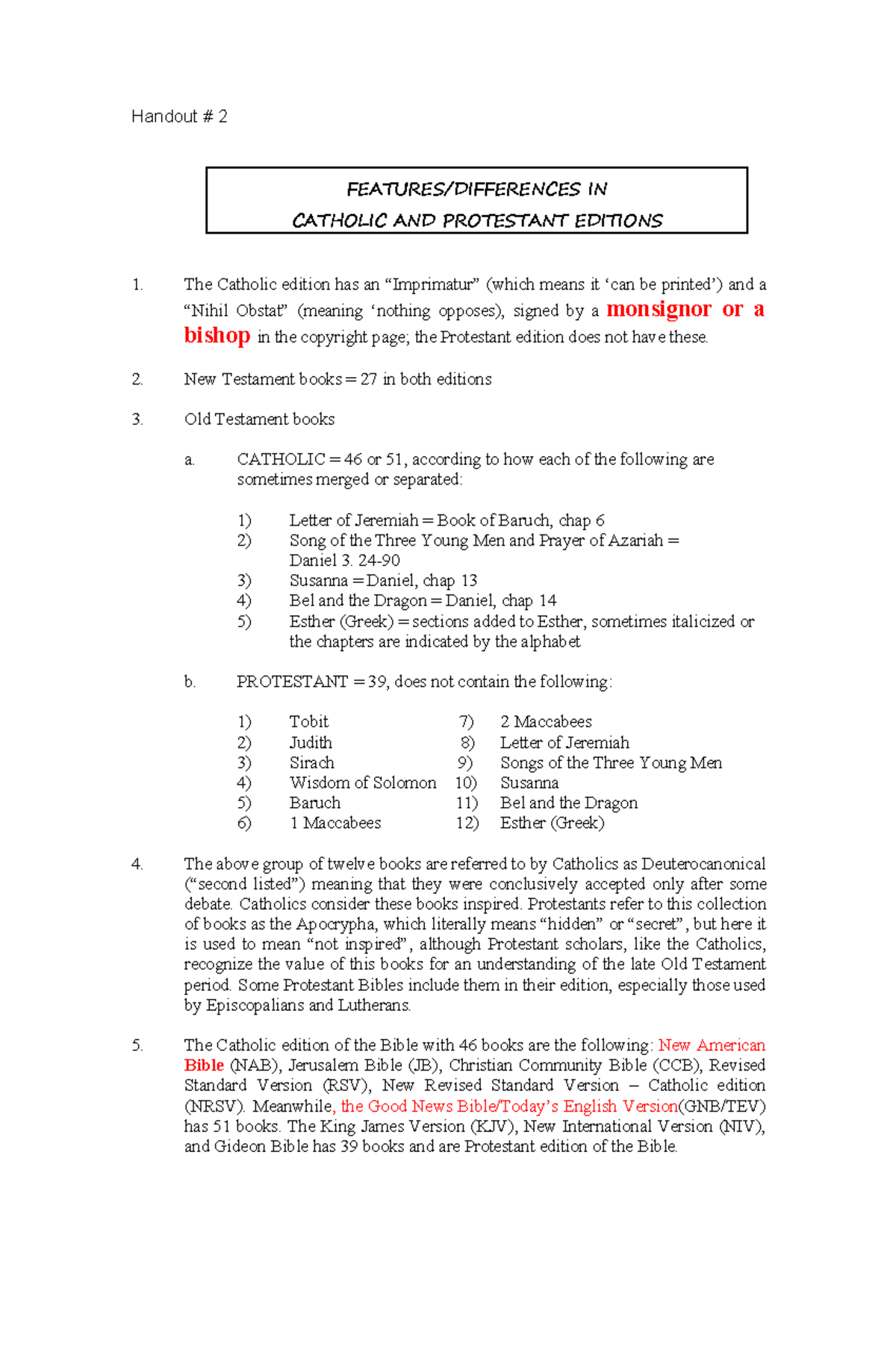 Handout #2 Featuresthis lecture will be helpful for every student in ...