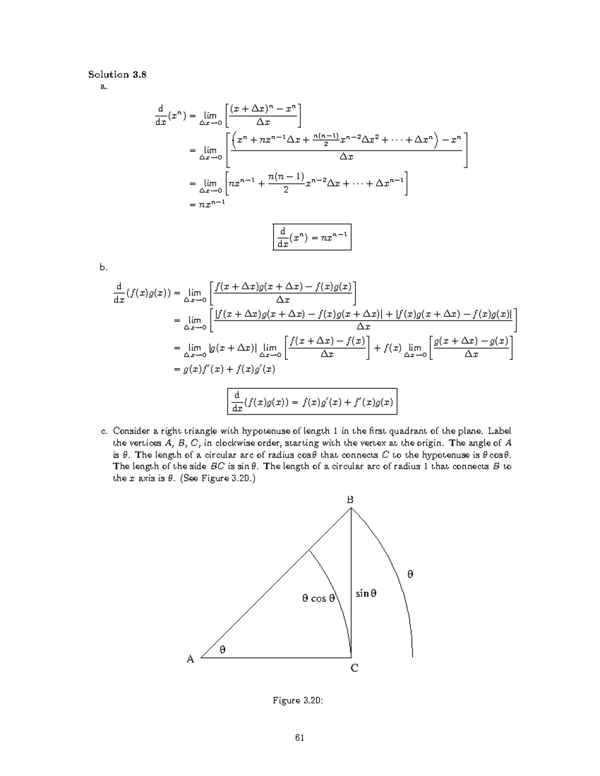 Ref MATH Adv Math Methods Sean Mauch-21 - Solution 3. a. d dx (xn ...