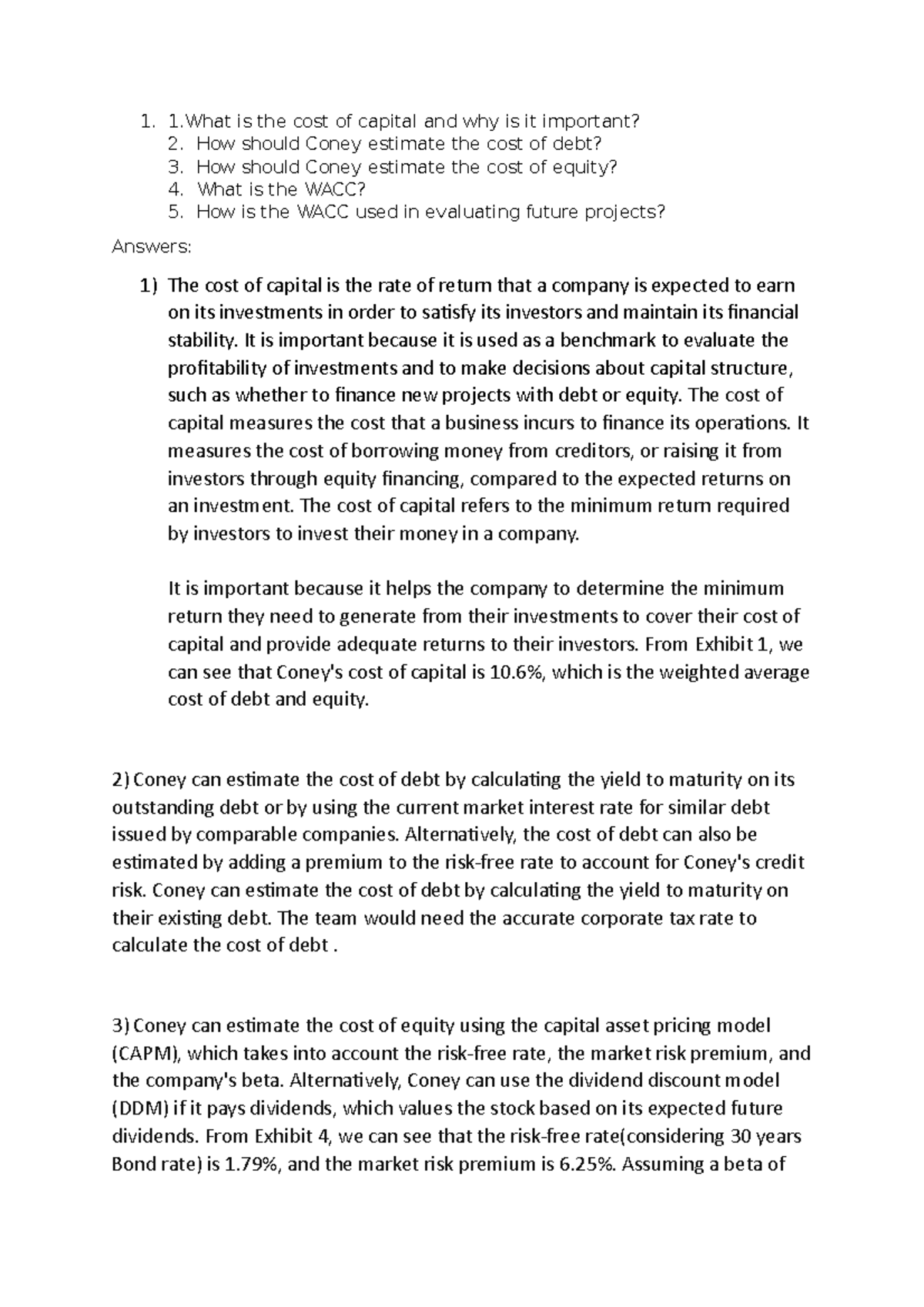 BBA2 - This is the assignment answers for the dominos pizza enterprises ...