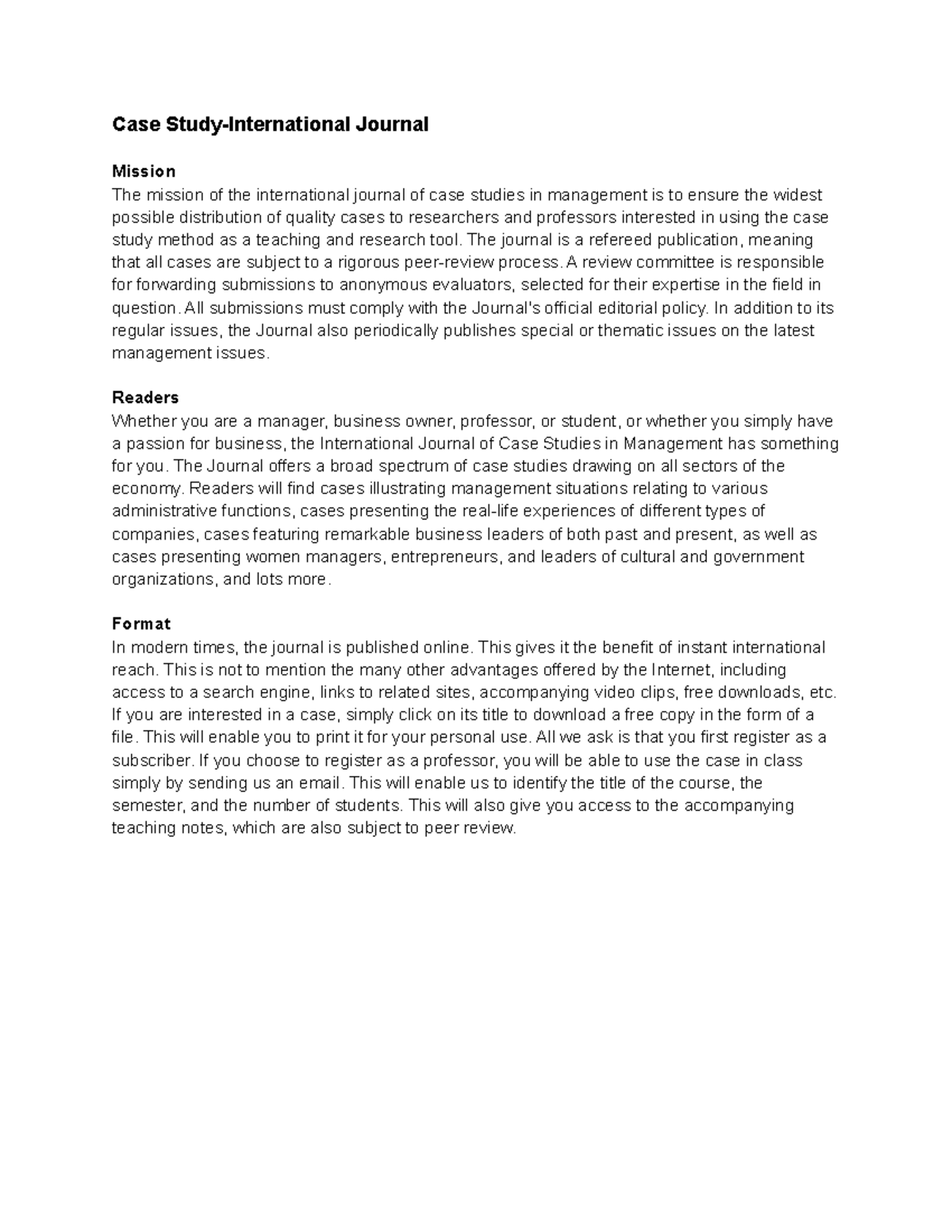 Case Study-International Journal - Case Study-International Journal ...